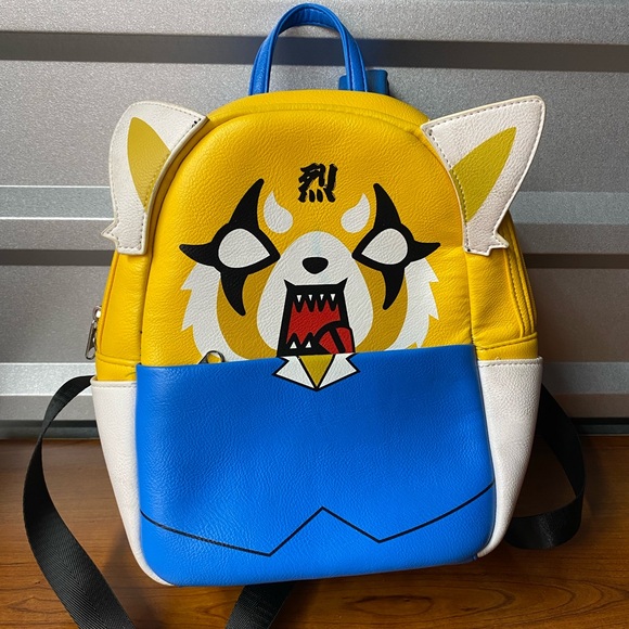 Sanrio | Bags | Aggretsuko Funko Sanrio Backpack Rage Face Preowned ...